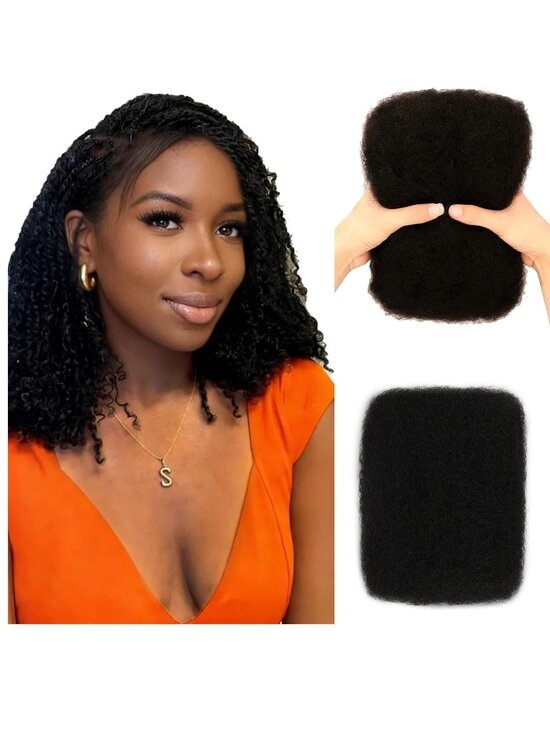 Jreitsere | Hair | New 8 Natural Human Hair Afro Kinkys 5g Dreadlocks ...